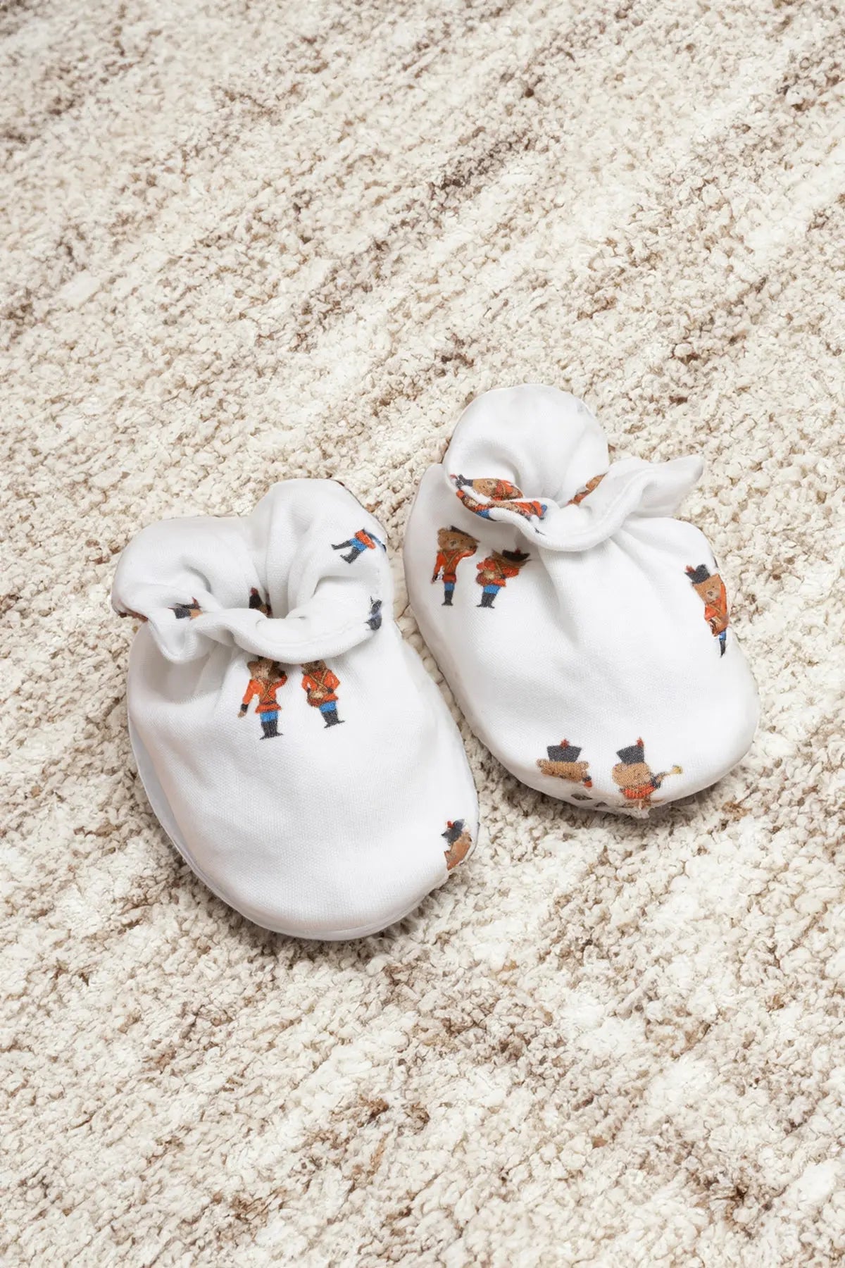Cotton Baby Booties - Tin Soldier Collection - Atelier Babbi